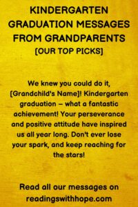 72 Kindergarten Graduation Messages and Wishes