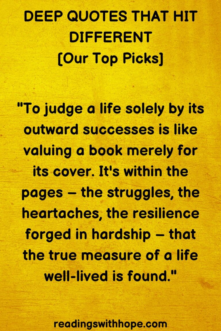 60 Quotes That Hit Different