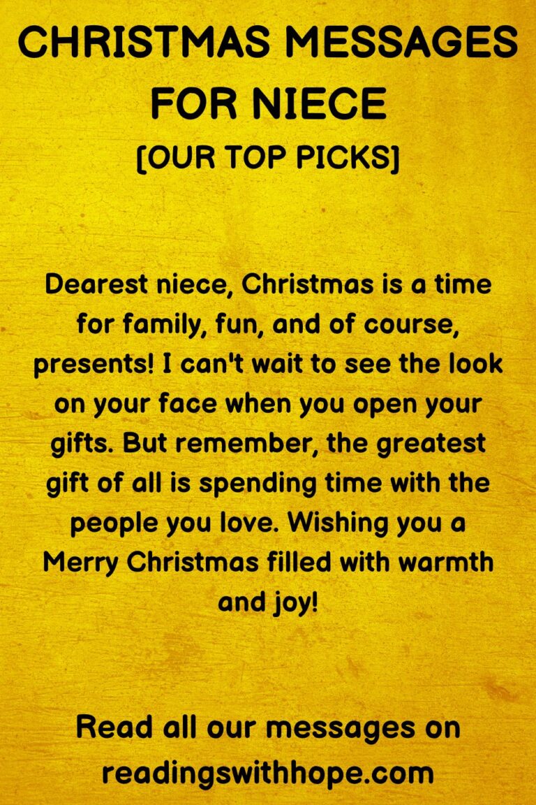 45 Christmas Messages for Niece