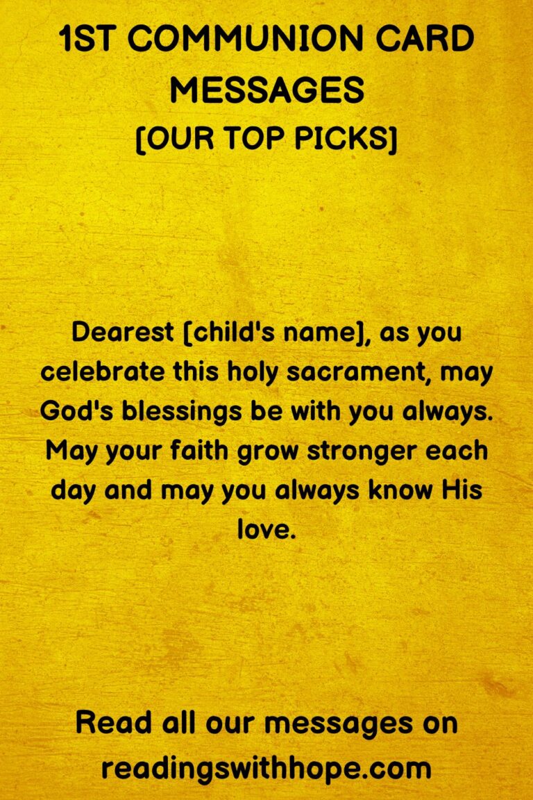 What to Write on a First Communion Card