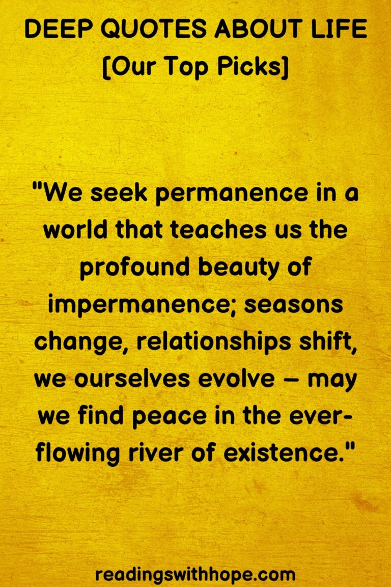 80 Deep Quotes about Life, Love, Pain and More That Are So True