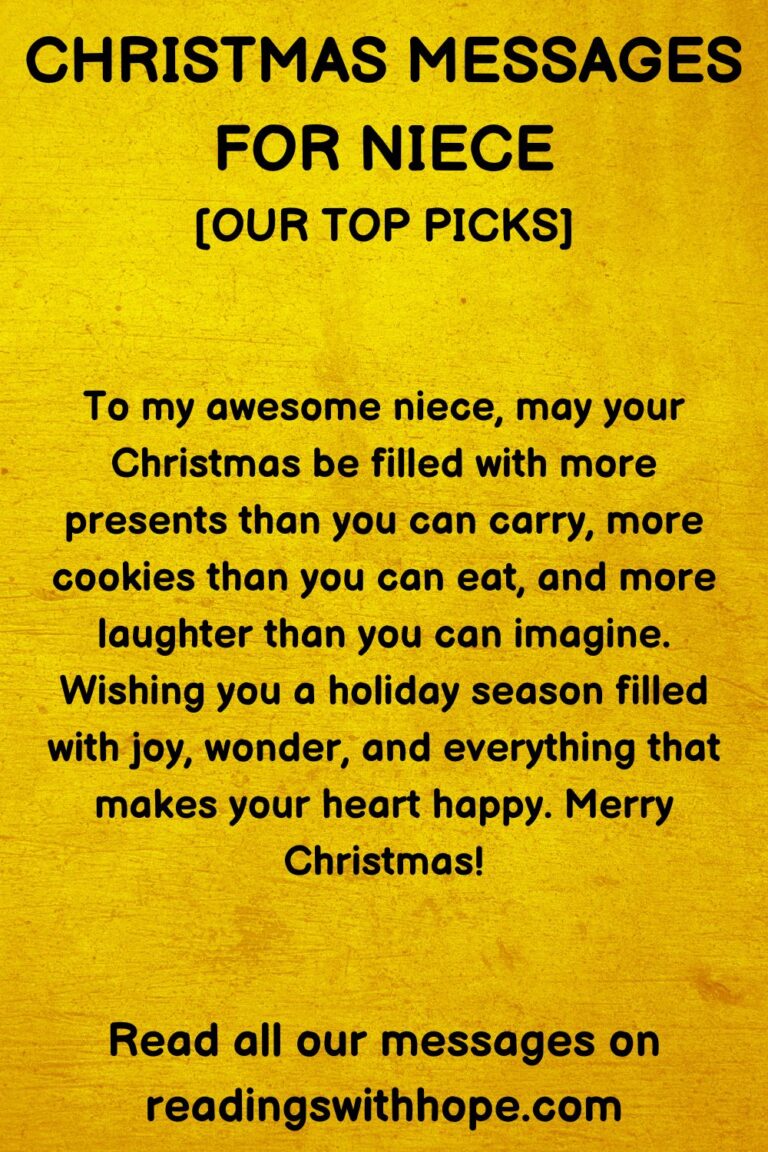 45 Christmas Messages for Niece