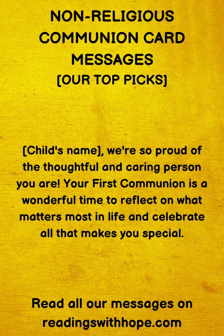 What to Write on a First Communion Card