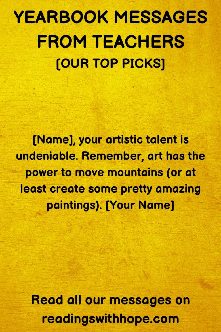 What To Write In A Student's Yearbook