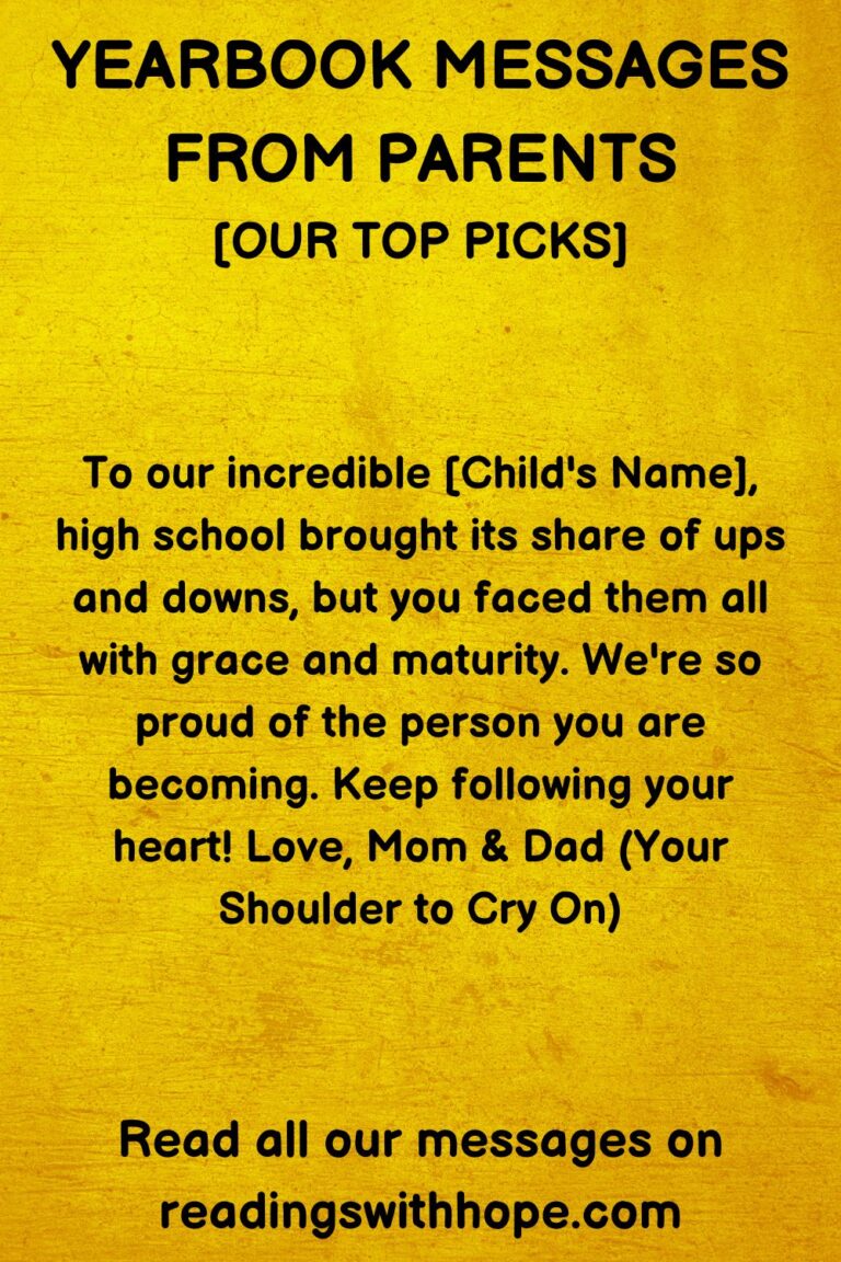 What To Write In A Student's Yearbook