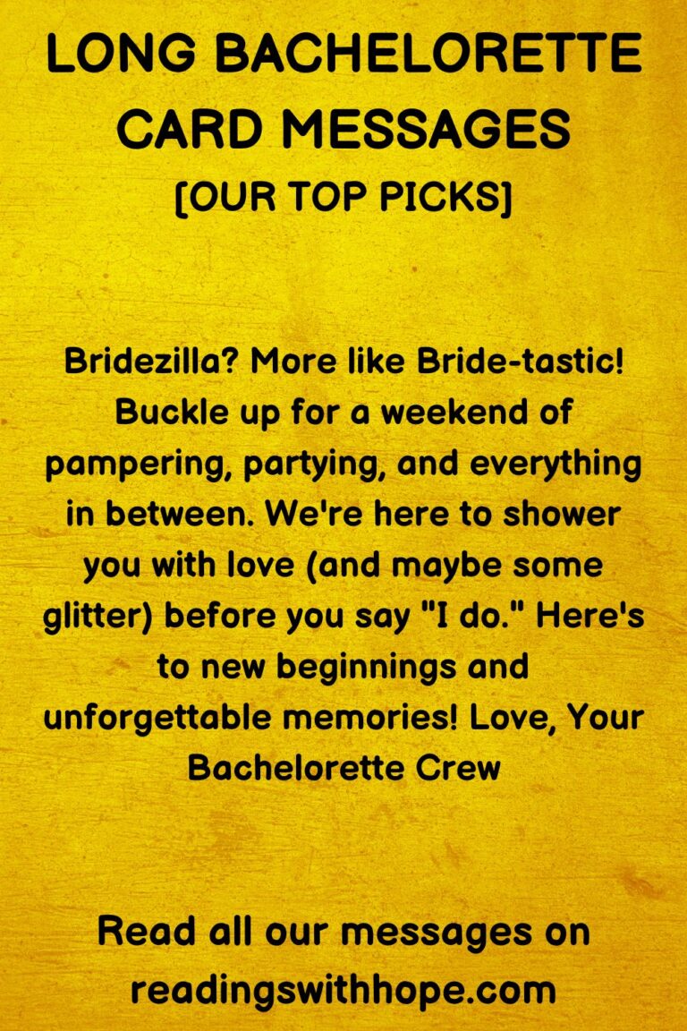 What to Write in a Bachelorette Card