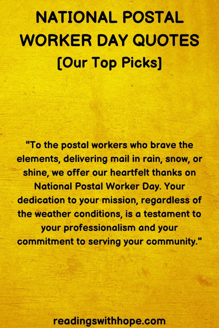 30 National Postal Worker Day Quotes and Messages