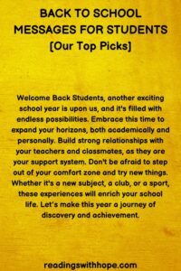 60 Back To School Messages, Quotes, Wishes For Students