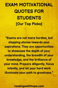 45 Exam Motivational Quotes For Students