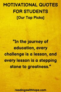 60 Motivational Quotes For Students