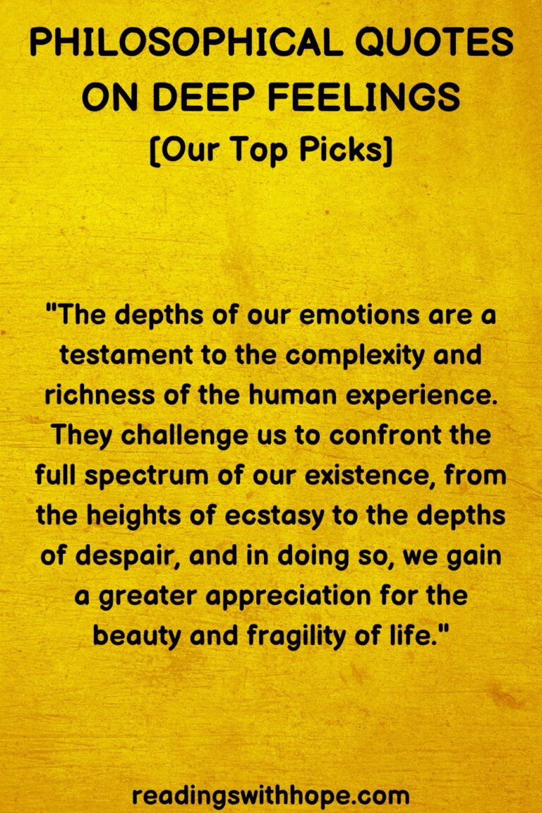 50 Quotes on Deep Feelings
