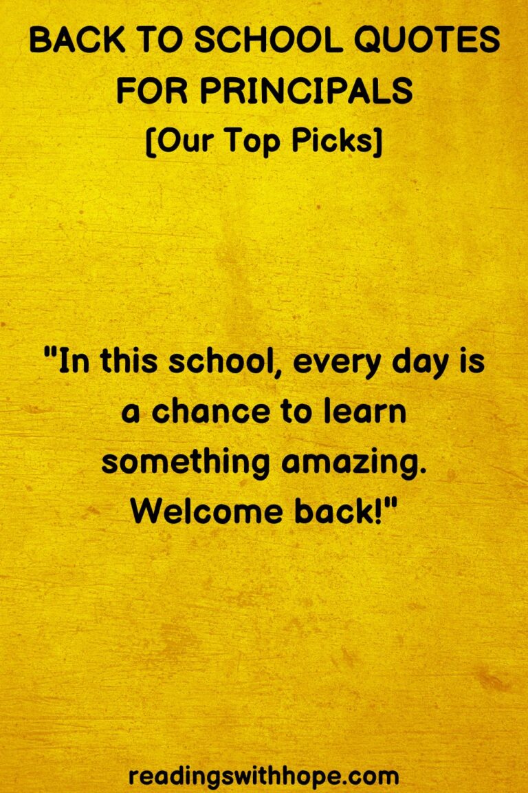 60 Back To School Messages From Principal, Including Quotes