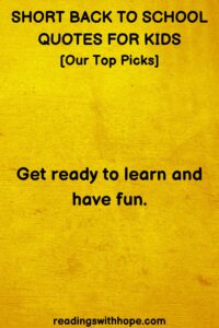 100 Back To School Messages, Quotes and Wishes For Kids