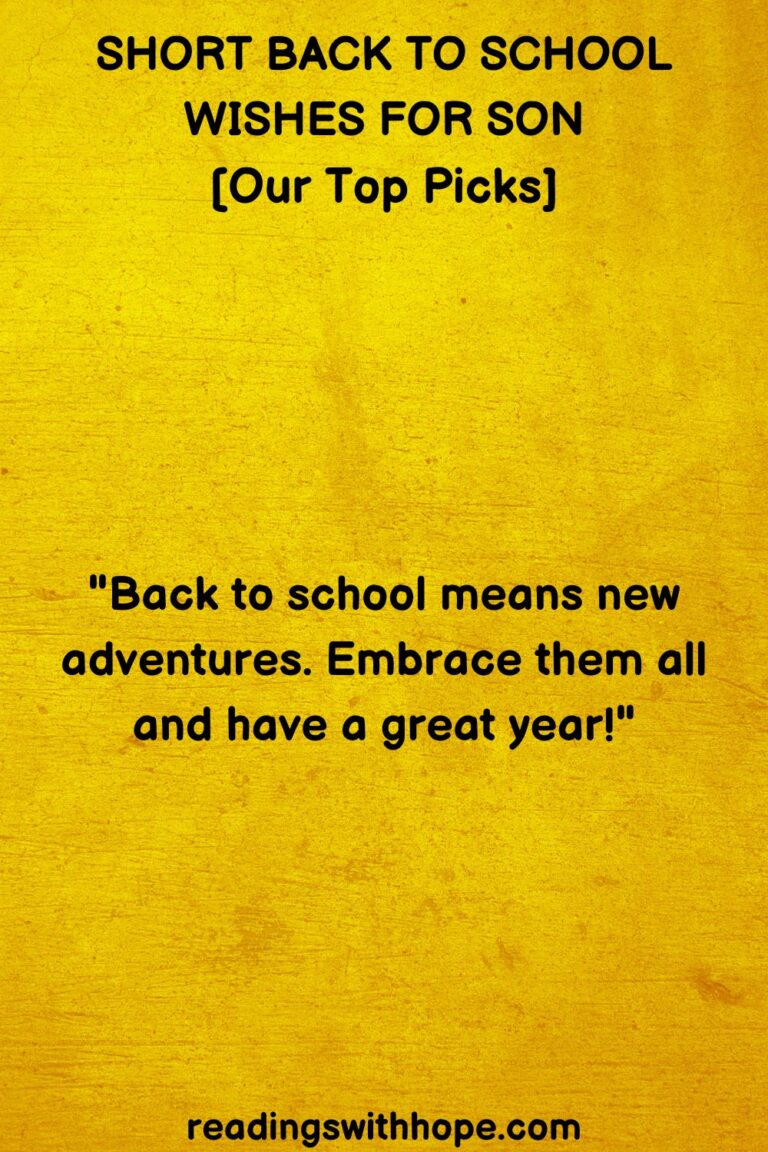 120 Back To School Messages, Quotes and Wishes For Son