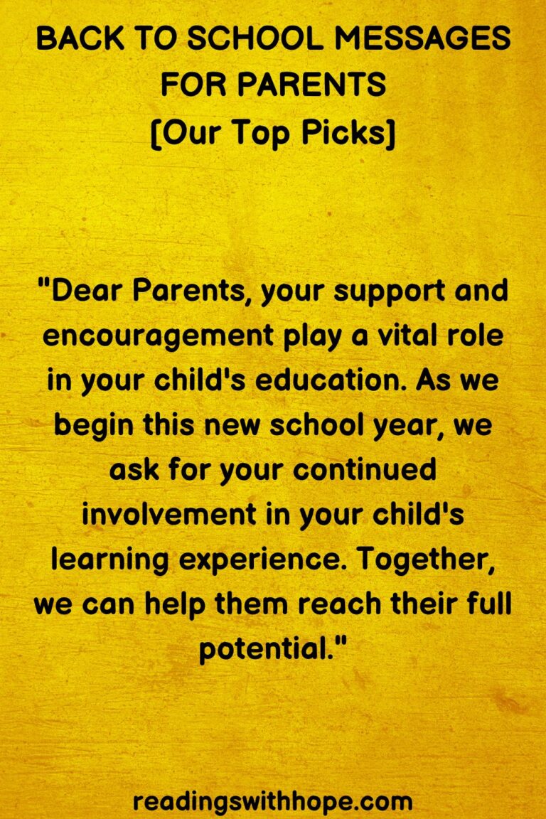 80 Back To School Messages, Quotes, Wishes For Parents