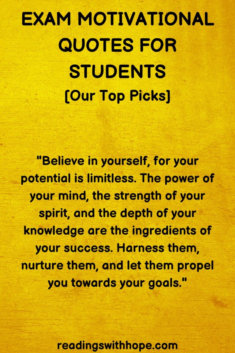 45 Exam Motivational Quotes For Students