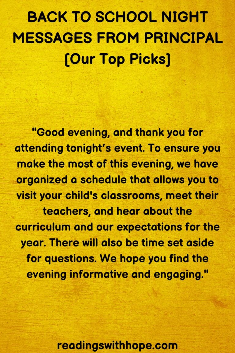 60 Back To School Messages From Principal, Including Quotes