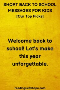 100 Back To School Messages, Quotes and Wishes For Kids