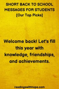 60 Back To School Messages, Quotes, Wishes For Students