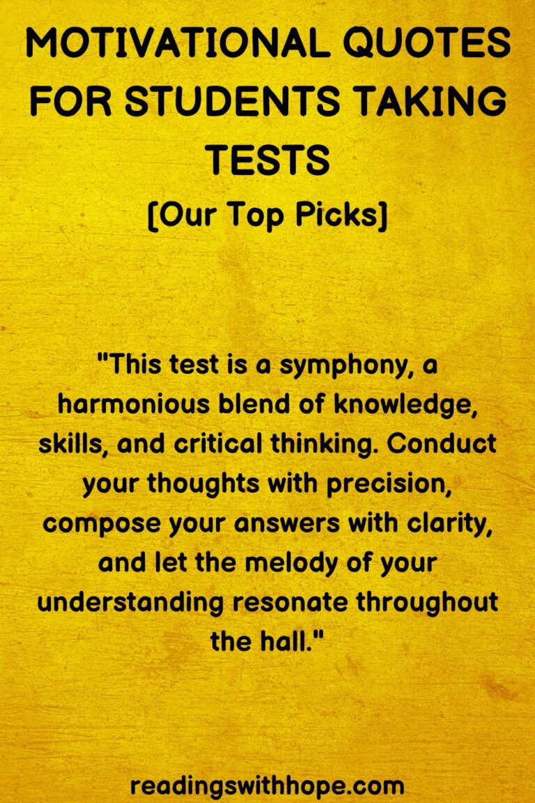 30 Motivational Quotes For Students Taking Tests