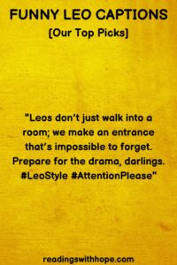 80 Funny Leo Quotes, Captions and Sayings