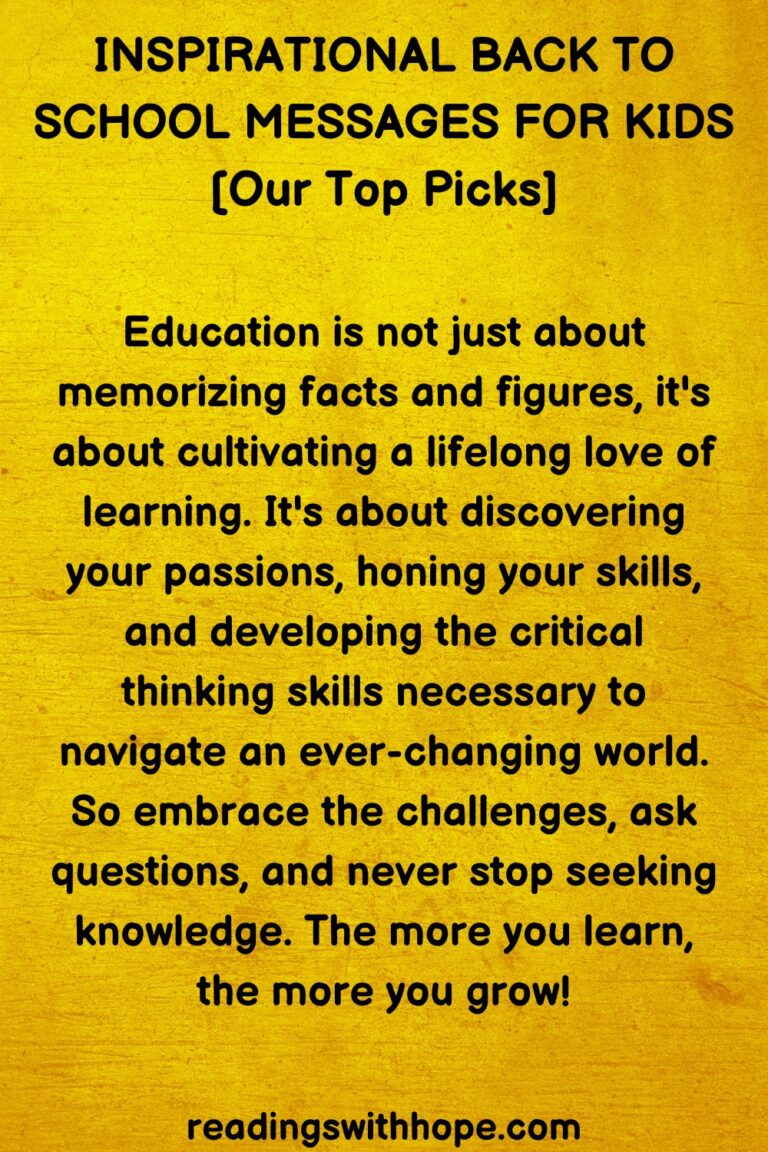 100 Back To School Messages, Quotes and Wishes For Kids