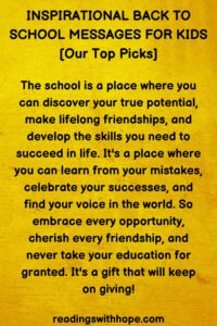 100 Back To School Messages, Quotes and Wishes For Kids