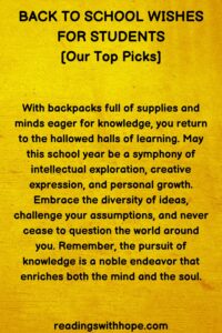 60 Back To School Messages, Quotes, Wishes For Students