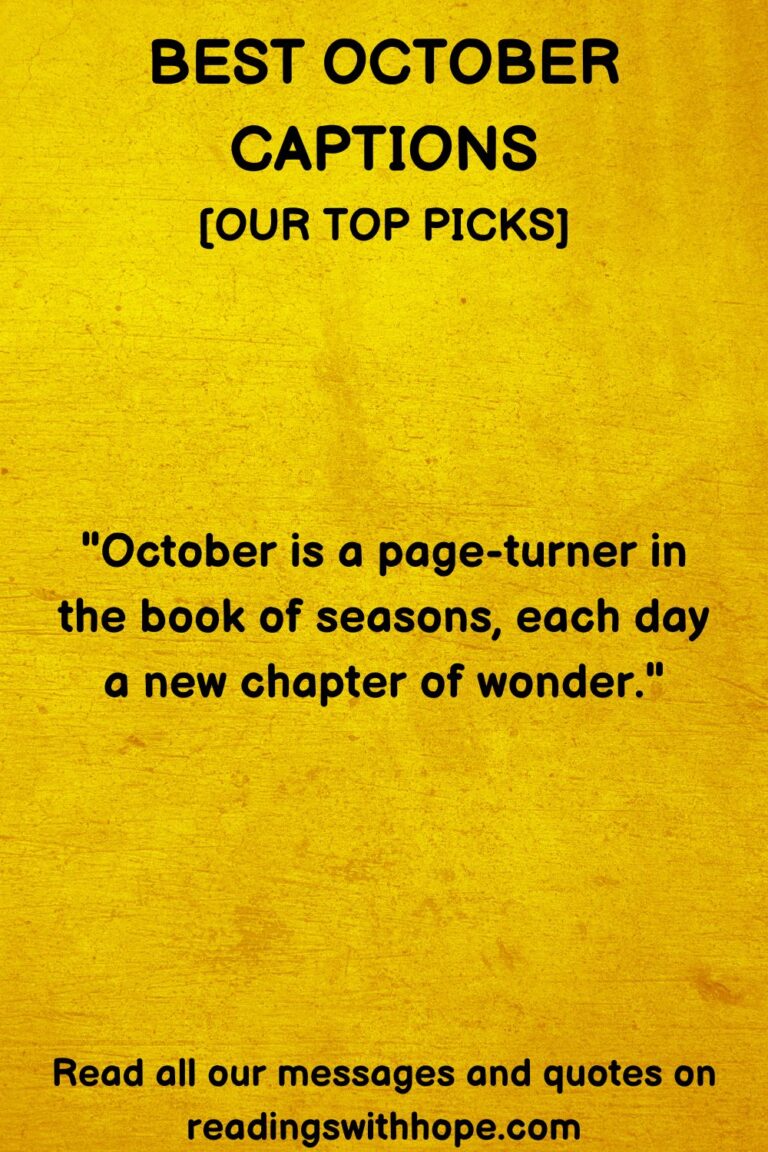 100 October Quotes and Captions | Short, Funny and For Work and For ...