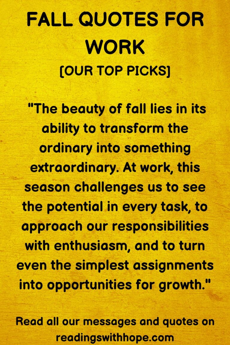 80 Inspirational Fall Quotes For Work and Motivation