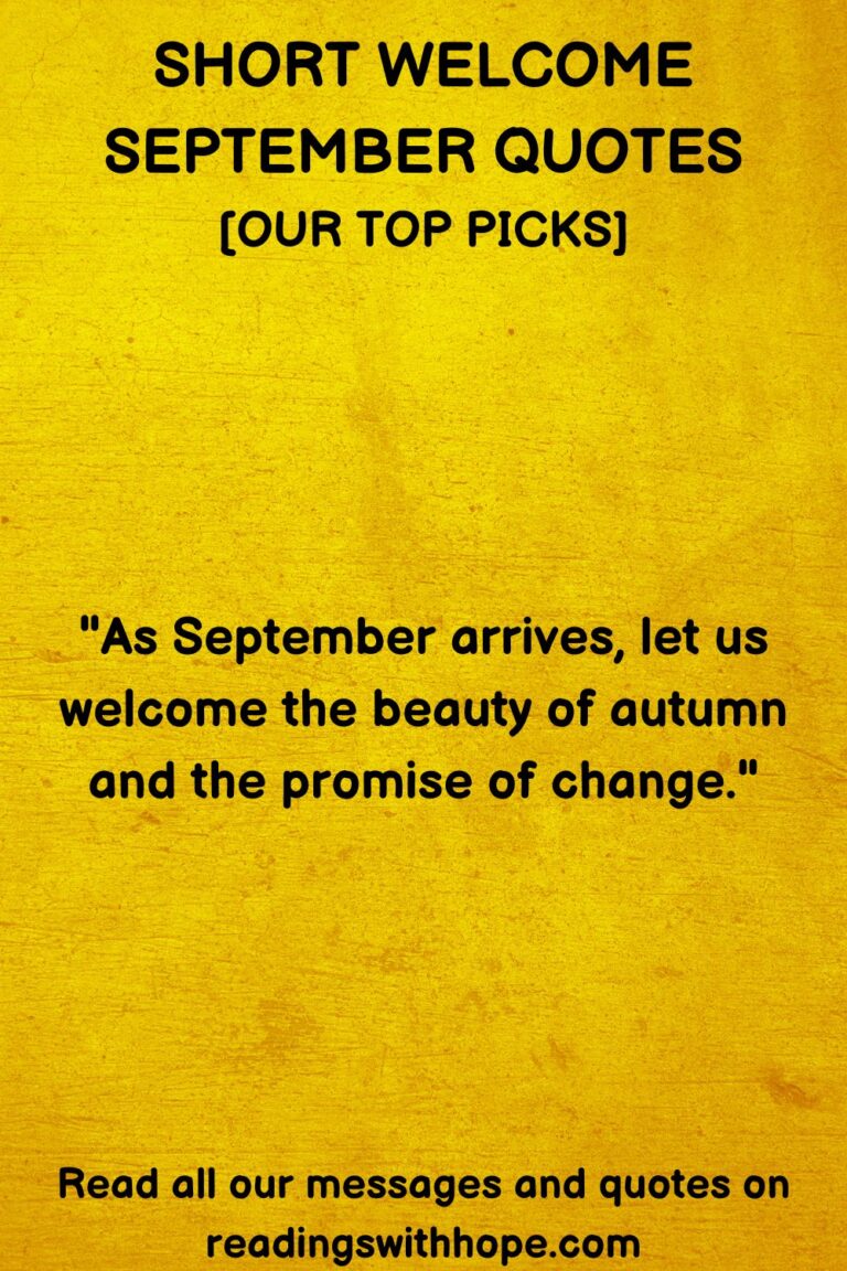 90 Hello September Quotes To Welcome The 1st Day of the Month