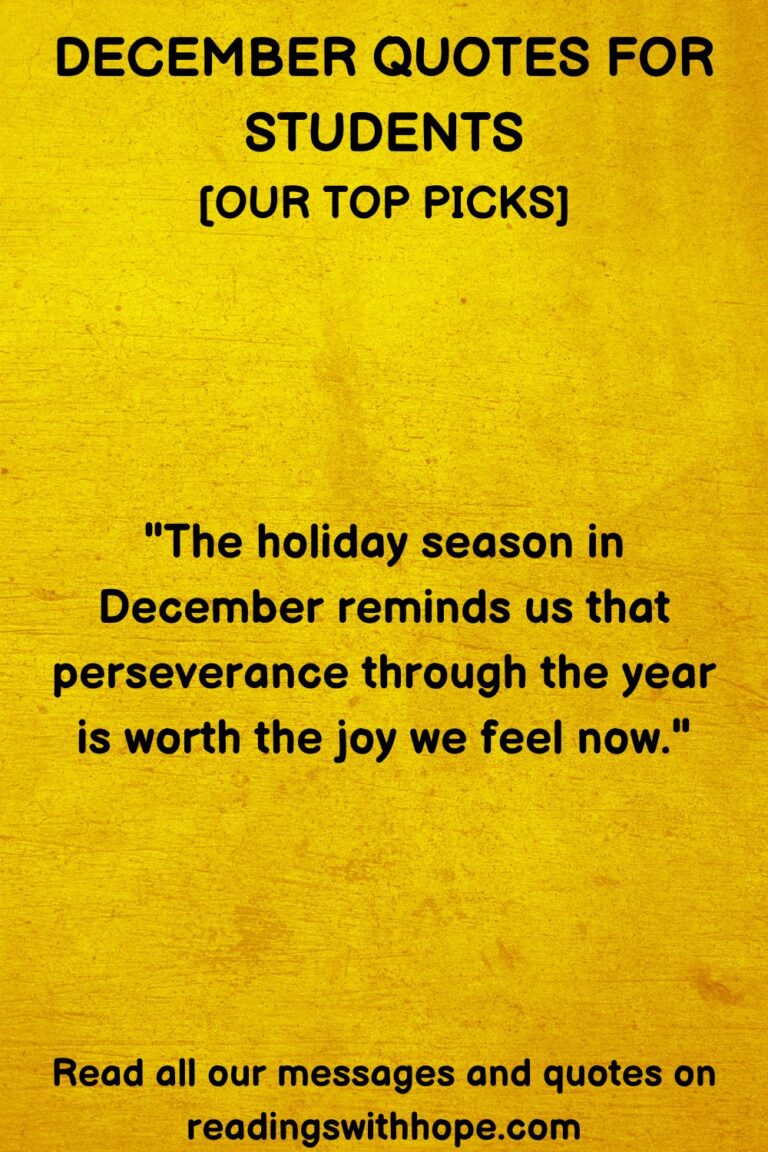 60 December Quotes For Kids, Students and Children