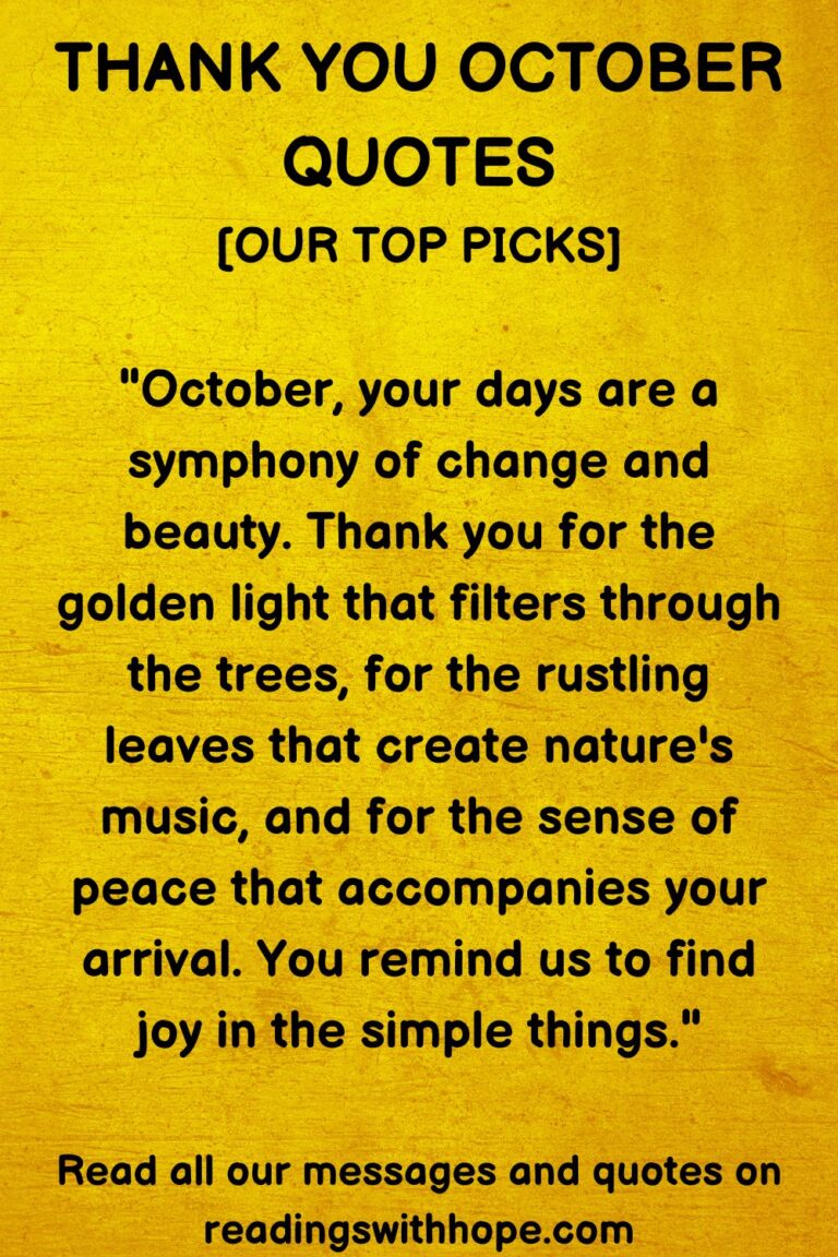 60 Goodbye October Quotes To Convey Thanks On the Last Day of the Month