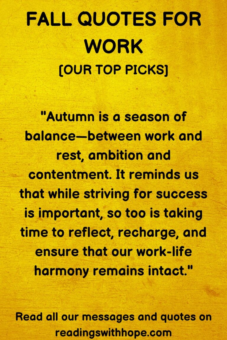 80 Inspirational Fall Quotes For Work and Motivation