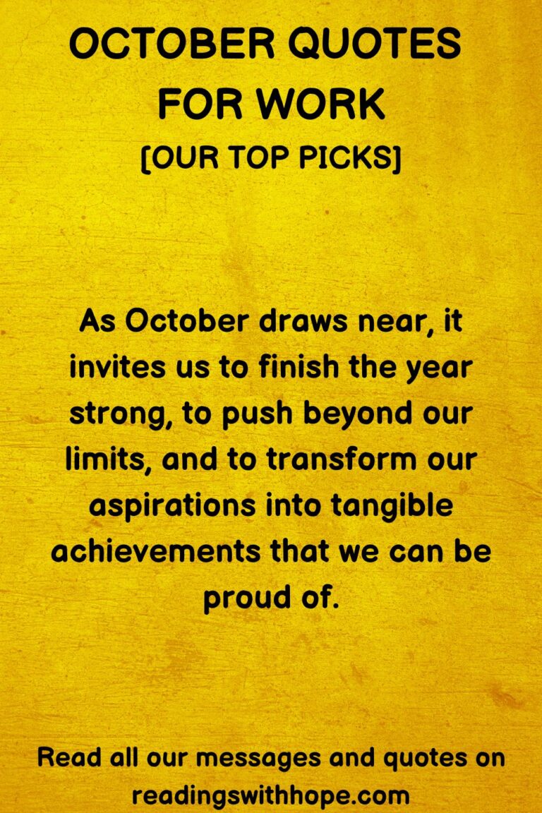 70 Inspirational October Quotes For Work and Motivation