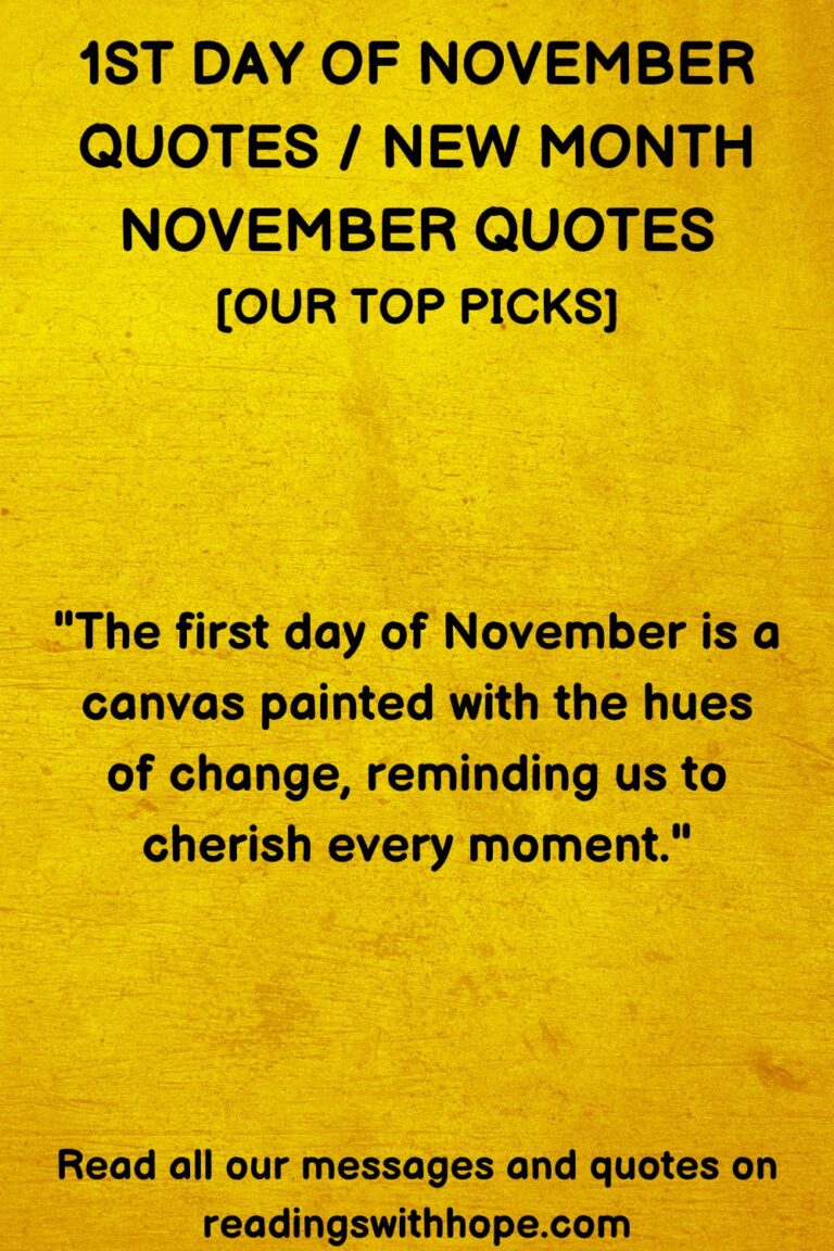 90 Hello November Quotes To Welcome The New Month