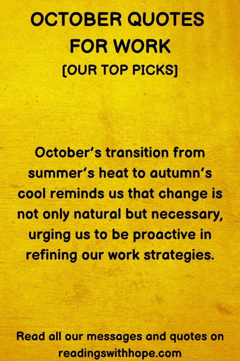70 Inspirational October Quotes For Work and Motivation