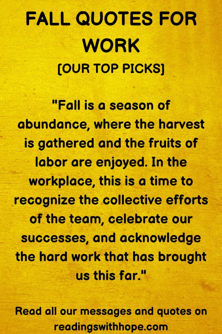 80 Inspirational Fall Quotes For Work and Motivation