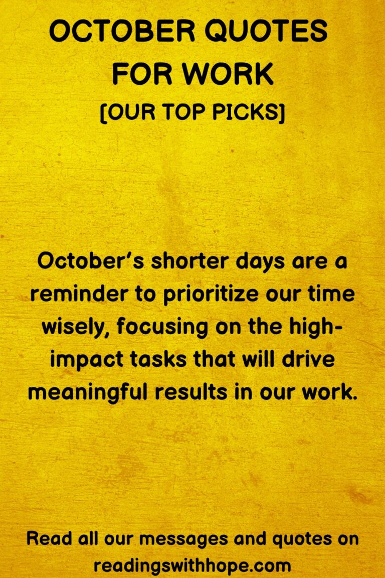 70 Inspirational October Quotes For Work and Motivation