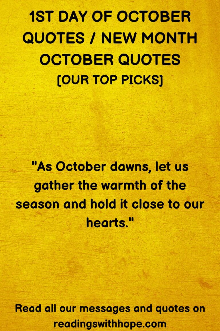 90 Hello October Quotes To Welcome The New Month