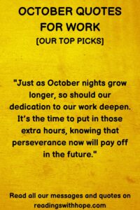 100 October Quotes and Captions | Short, Funny and For Work and For ...