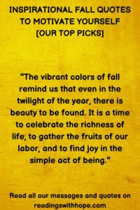 80 Inspirational Fall Quotes For Work and Motivation