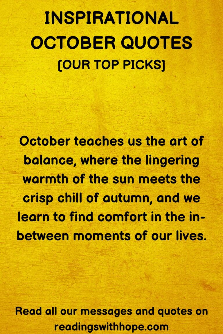 70 Inspirational October Quotes For Work and Motivation