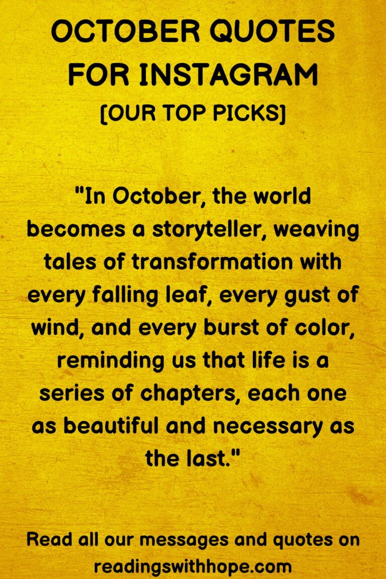 100 October Quotes and Captions | Short, Funny and For Work and For ...
