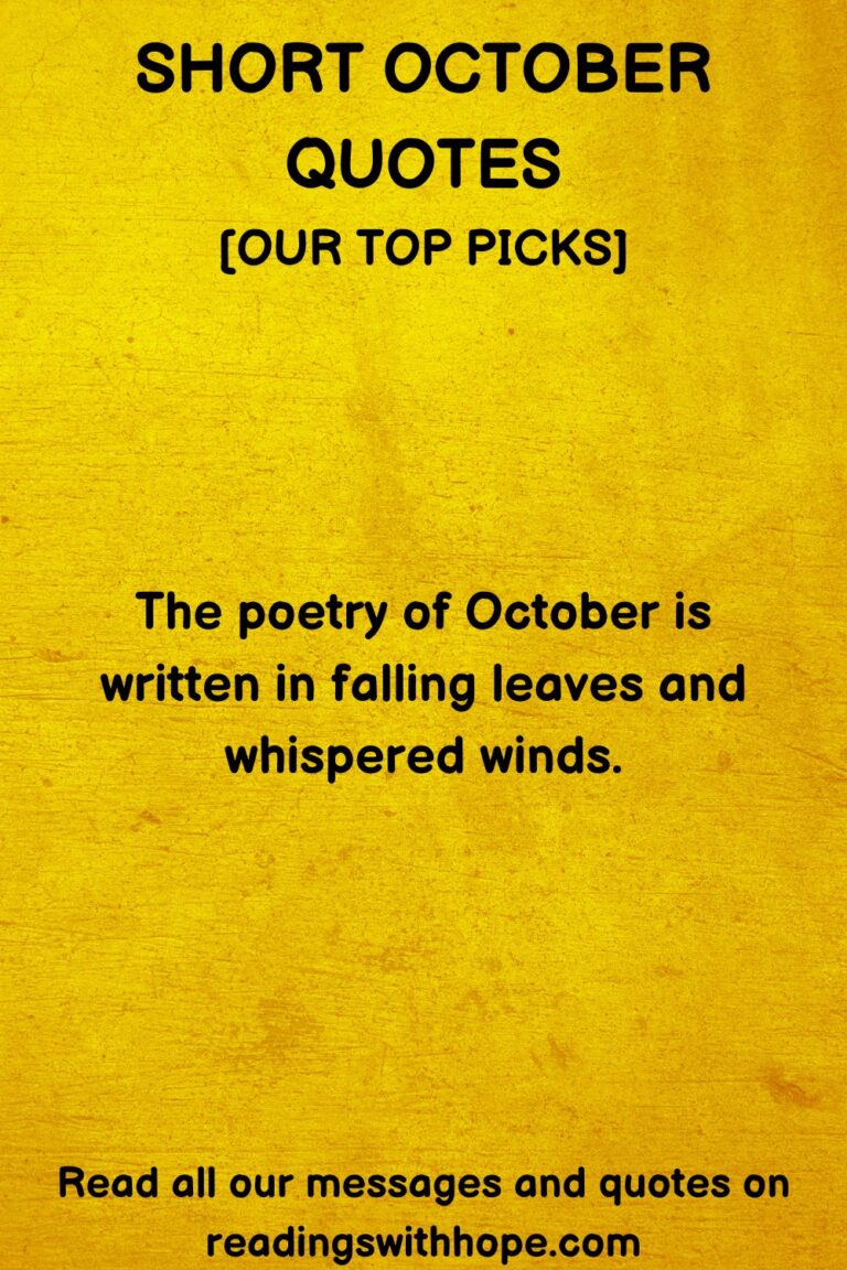 100 October Quotes and Captions | Short, Funny and For Work and For ...