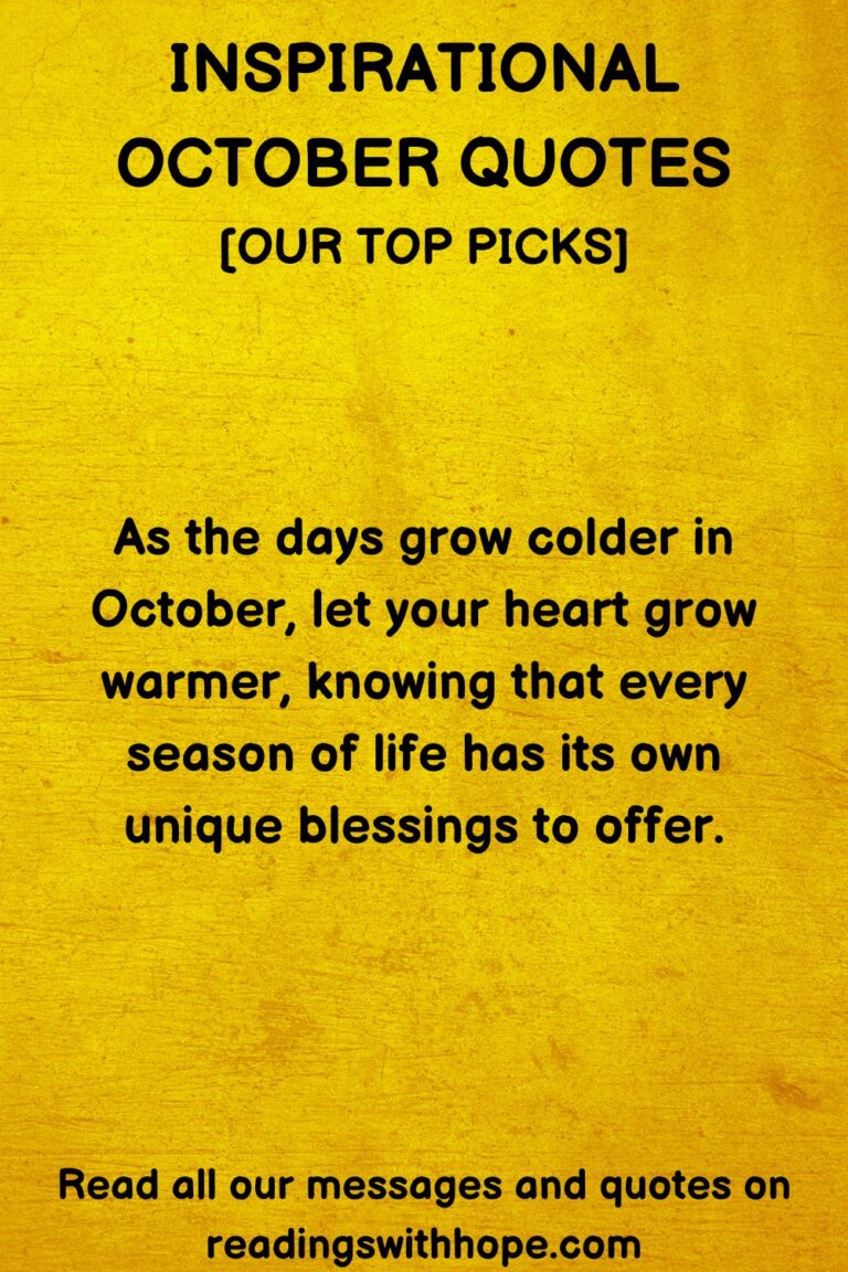 70 Inspirational October Quotes For Work and Motivation