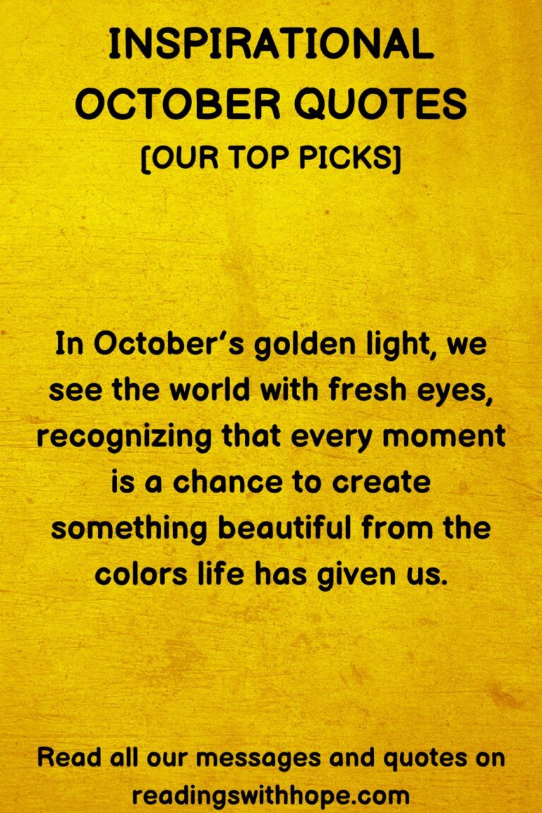 70 Inspirational October Quotes For Work and Motivation