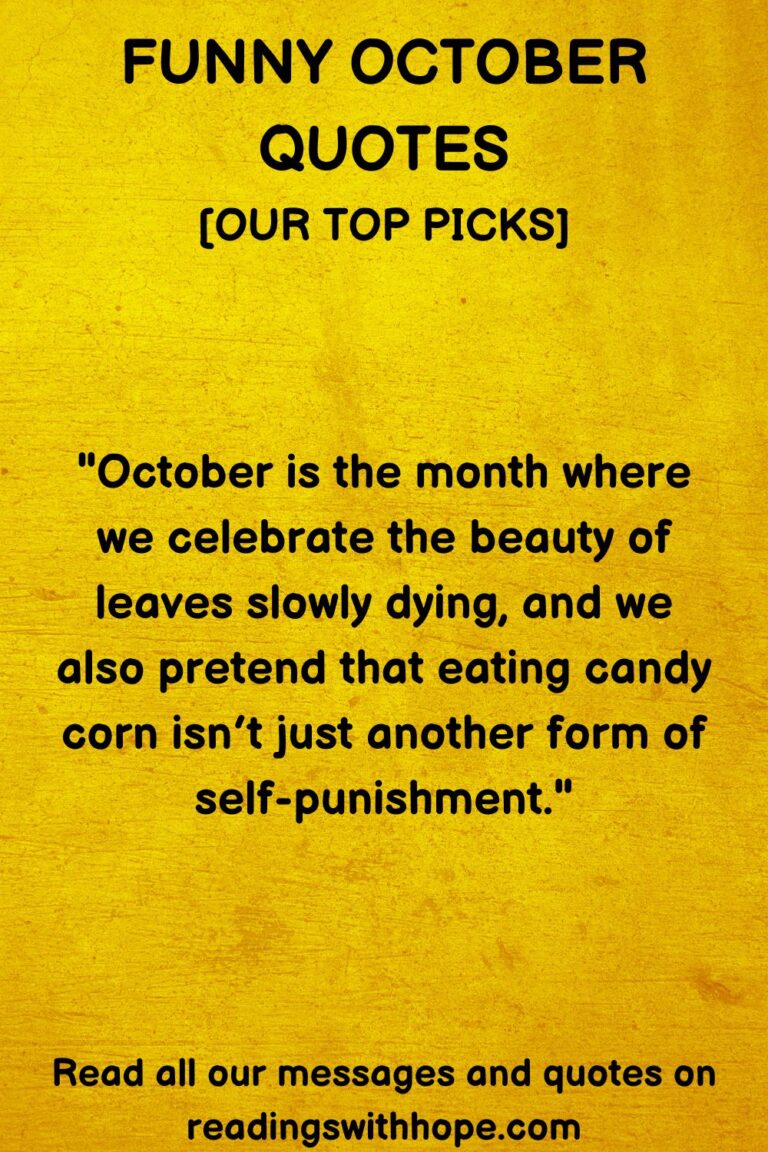100 October Quotes and Captions | Short, Funny and For Work and For ...