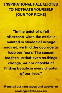 80 Inspirational Fall Quotes For Work and Motivation