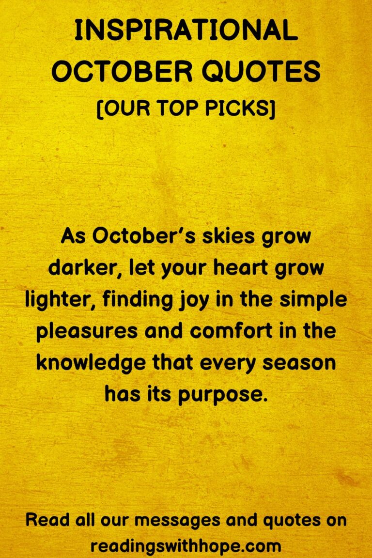 70 Inspirational October Quotes For Work and Motivation